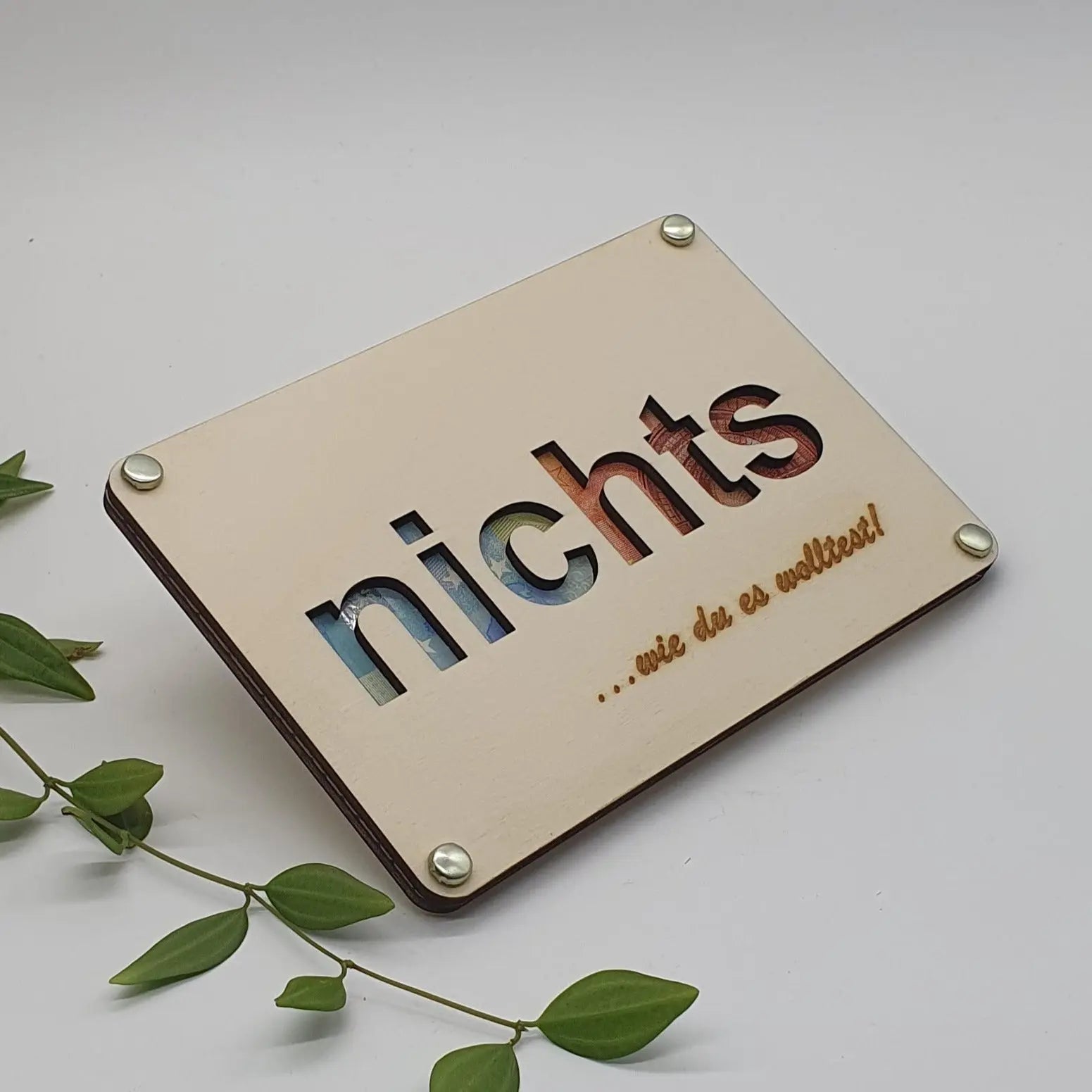 nichts …wie du es wolltest! - Karte – KreativoBasteln